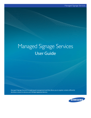 Managed Signage Services User Guide | Manualzz