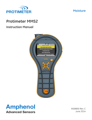 Protimeter Moisture Meter MMS2 Instruction Manual | Manualzz