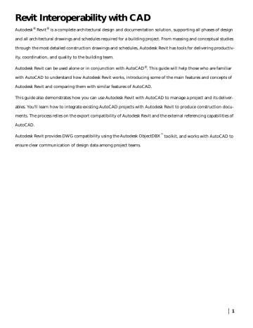 Revit, AutoCAD User Guide- Autodesk | Manualzz