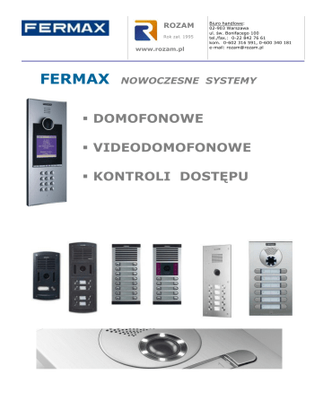 FERMAX DECT 1200 Programming Instruction | Manualzz