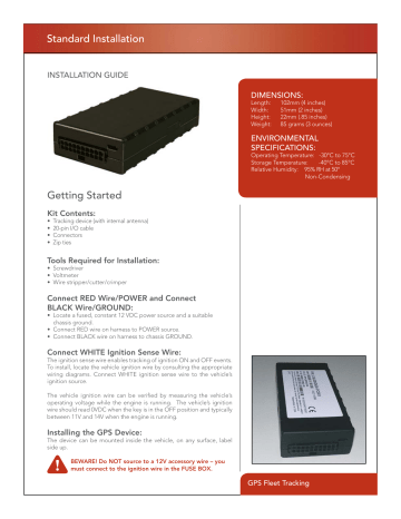 Standard Installation Getting Started | Manualzz