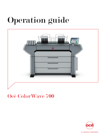 Océ ColorWave 700 Operation Guide | Manualzz