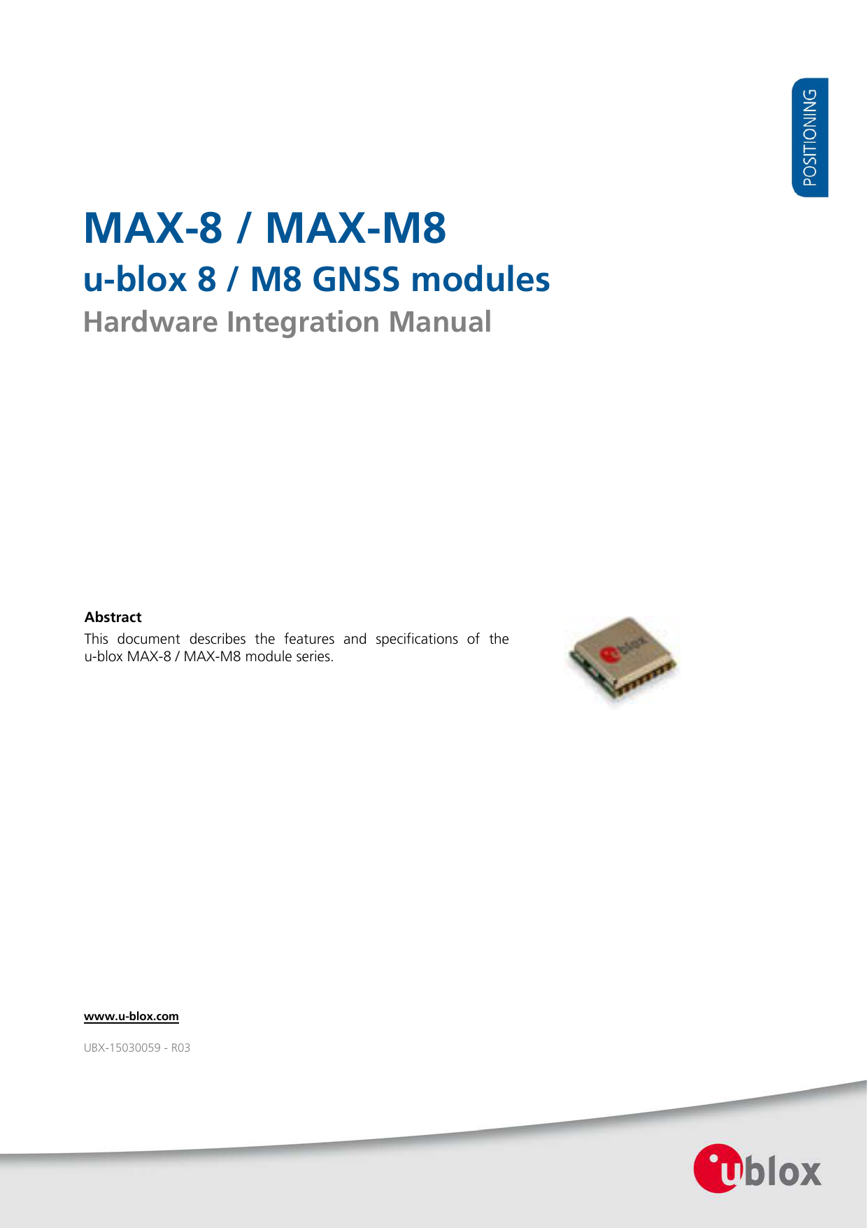 u-blox 7 Receiver Description Including Protocol Specification V14