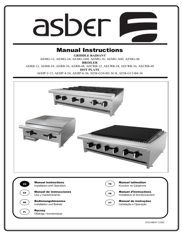 ASBER AERB-12 Manual Instructions | Manualzz