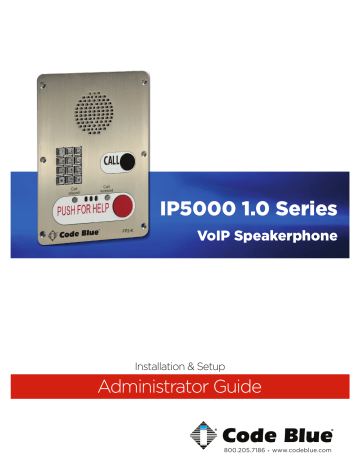 Code Blue IP5000 Installation & Setup Manual | Manualzz