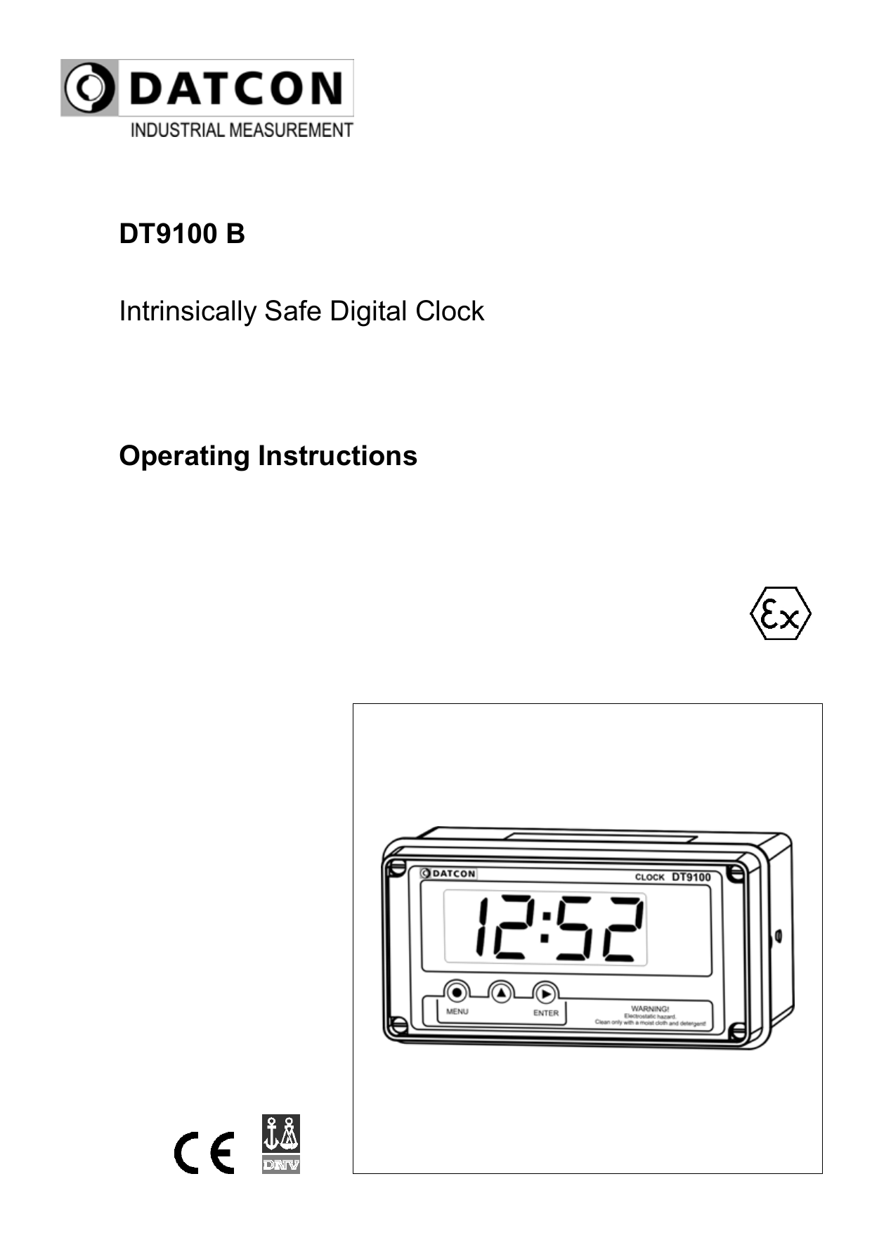 Datcon DT9100 B Operating Instructions Manual | Manualzz
