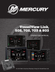 Mercury VesselView Link 502, 702, 703 & 903 Operation Manual | Manualzz