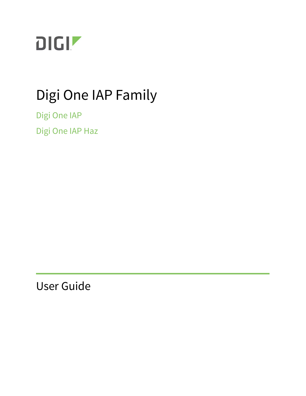 Configure the Digi One IAP using IA profiles | Manualzz