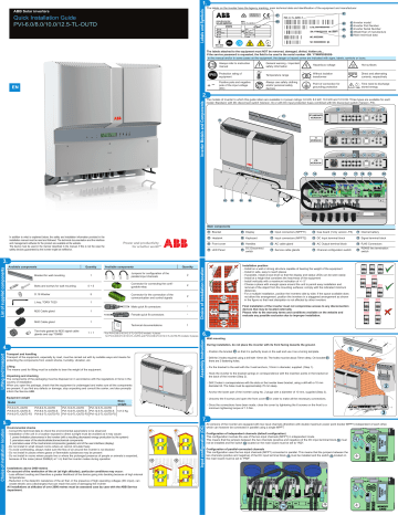 ABB PVI-6.0-TL-OUTD Quick Installation Manual | Manualzz