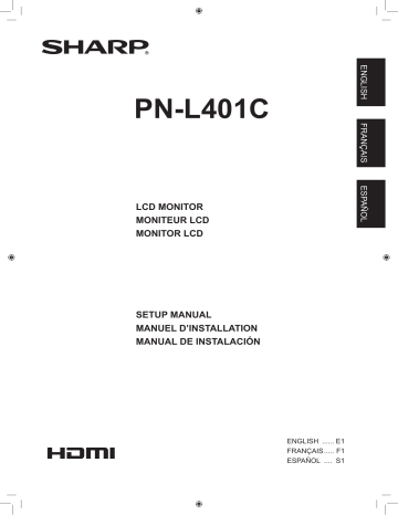 PN-L401C Quick Start Guide | Manualzz