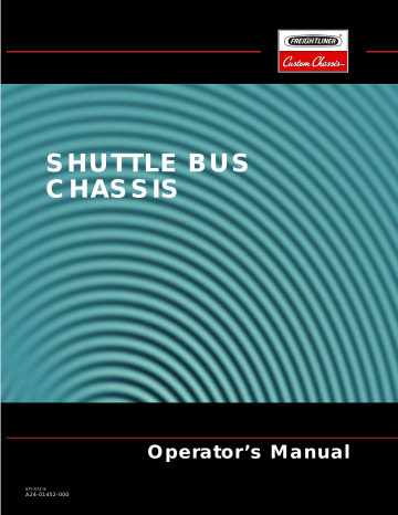 Shuttle Bus Chassis Operator's Manual | Manualzz