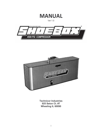 Compressor 4500 PSI Manual | Manualzz