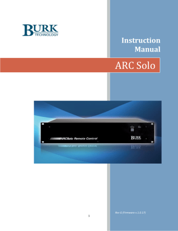 ARC Solo Instruction Manual | Manualzz