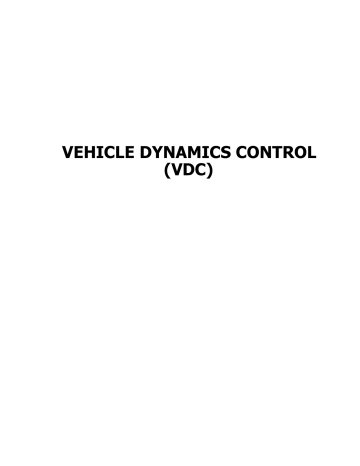 Subaru VDC Workshop Manual | Manualzz