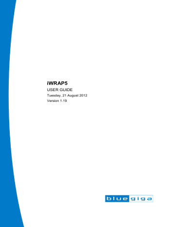 Bluetooth module iWRAP 5 User Guide | Manualzz