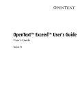 Open Text Exceed Version 14 User's Guide | Manualzz