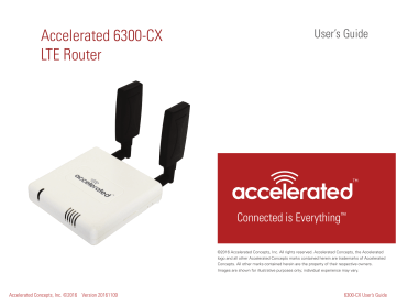 LTE Router 6300 CX User's Guide | Manualzz