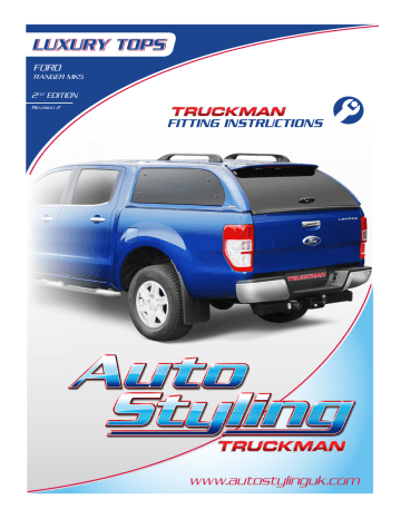 Hardtop Ranger Mk5 2nd edition Fitting Instructions | Manualzz