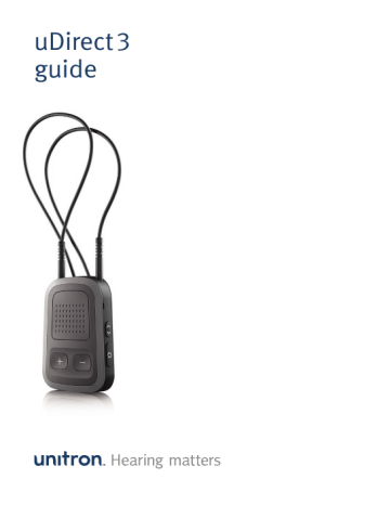 Bluetooth hearing aid streamer uDirect 3 user guide | Manualzz