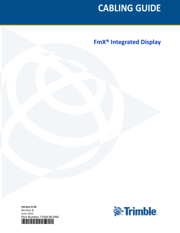 Trimble FmX Integrated Display User Guide | Manualzz