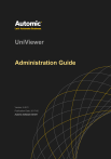 Automic UniViewer Administration Guide | Manualzz