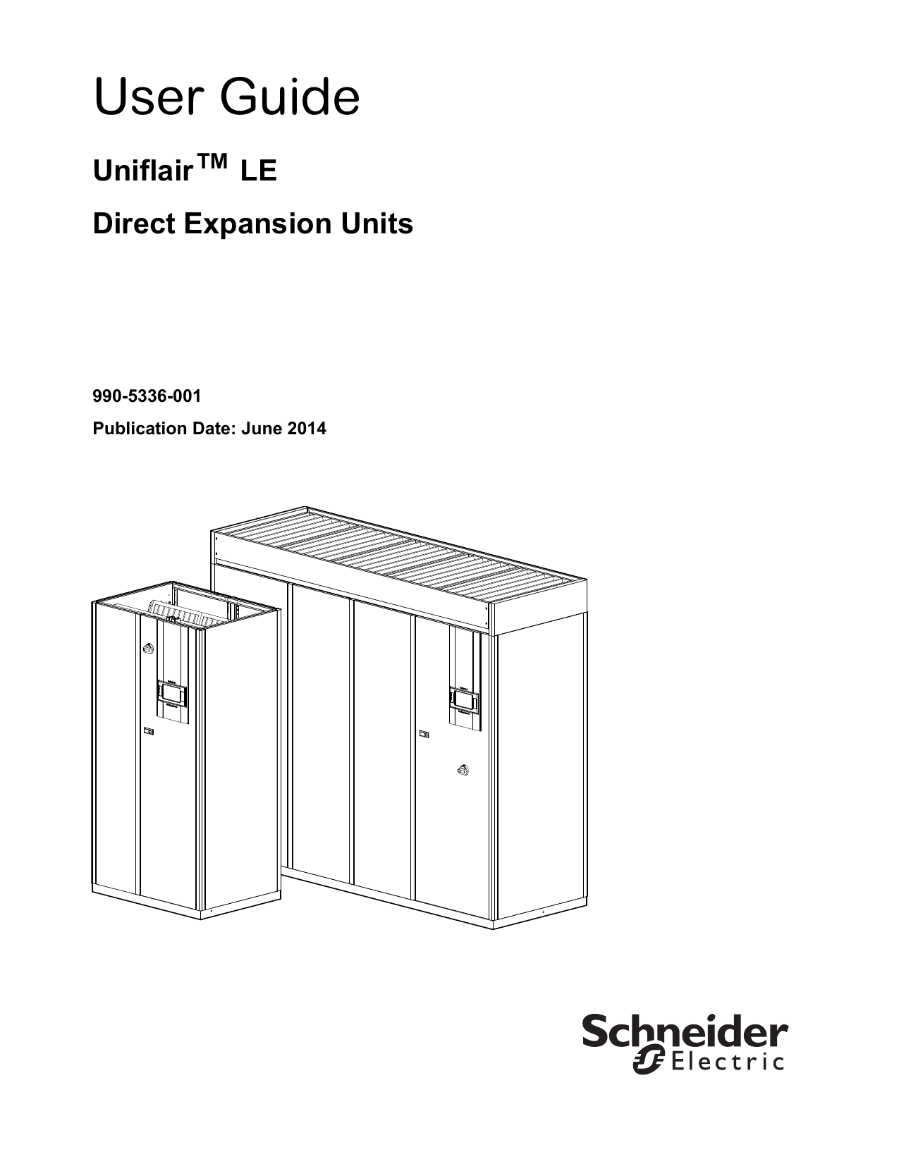 Schneider Electric Uniflair LE DX User Guide | Manualzz
