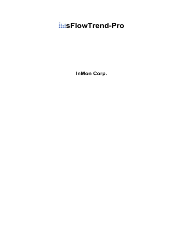 sFlowTrend-Pro User Manual | Manualzz