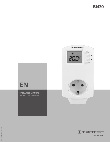 Socket thermostat BN30 Operating manual | Manualzz