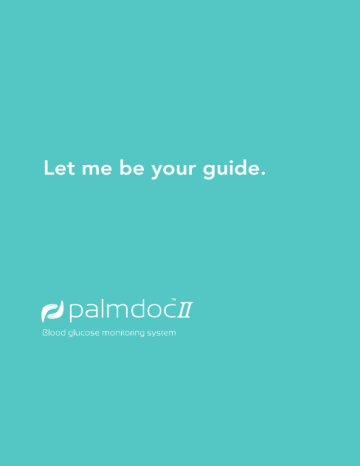 Blood Glucose Monitoring System Palmdoc II User Guide | Manualzz