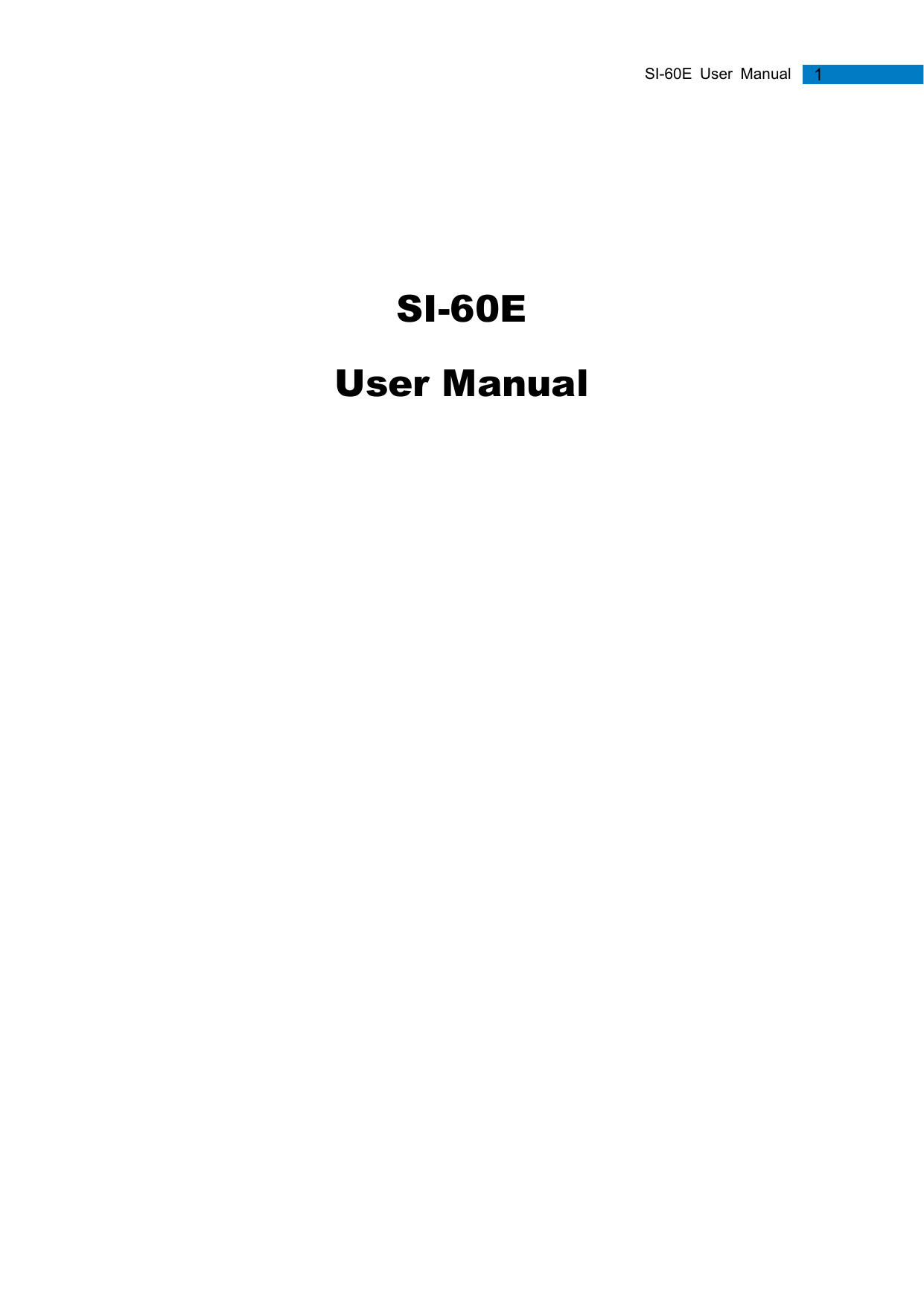 IBASE Technology SI-60E Digital Signage Player User Manual | Manualzz