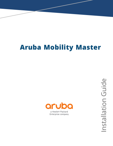 Aruba ArubaOS 8.0.0.0 Mobility Conductor Installation Guide | Manualzz