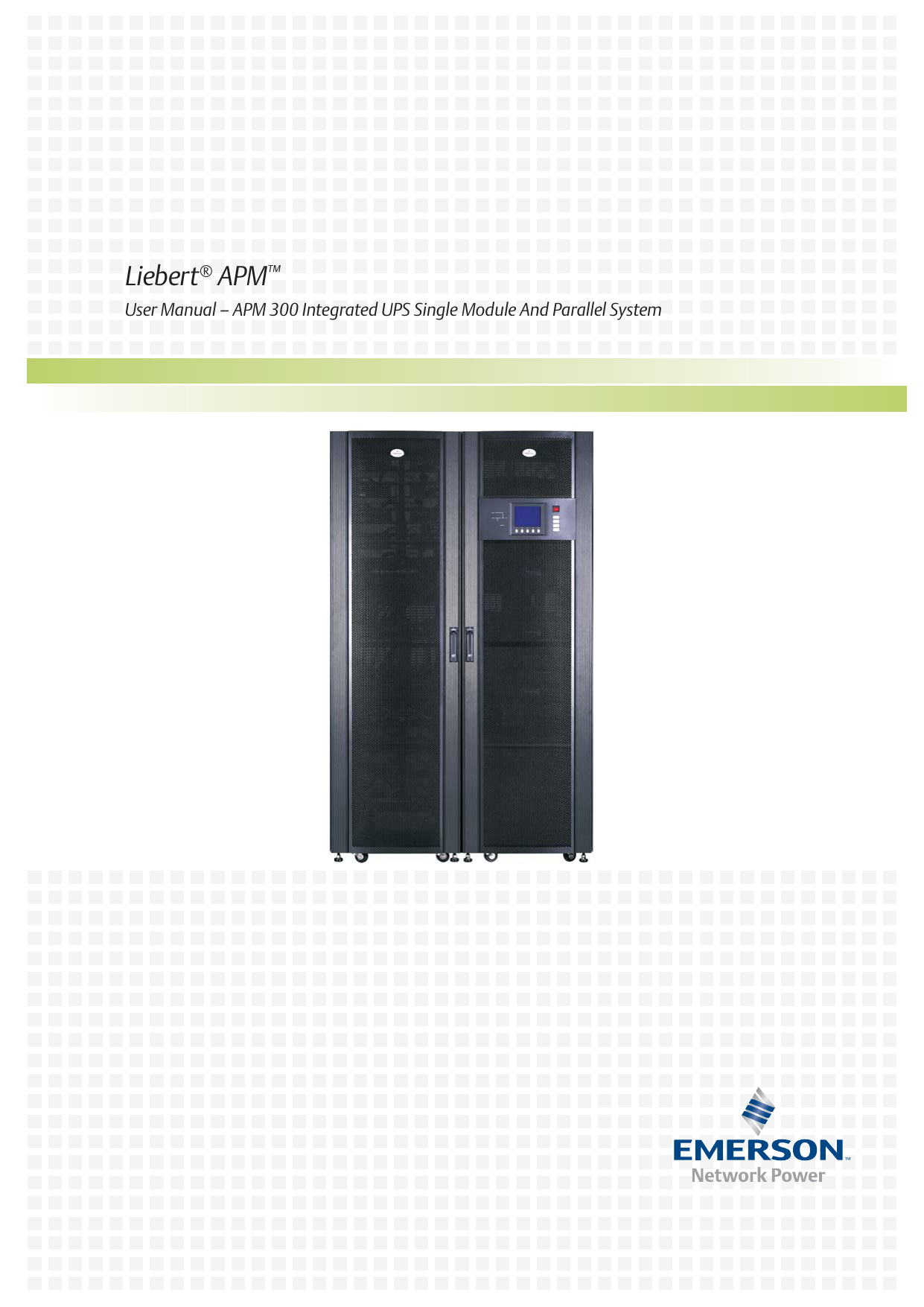 Liebert® APM™ 300- User Manual-V1.5 | Manualzz