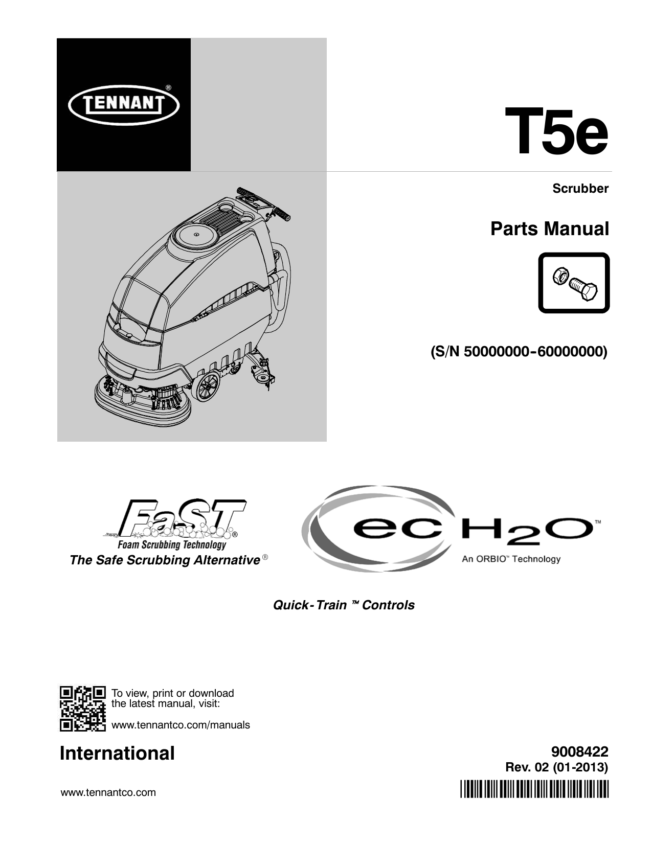 Tennant T5e Parts Manual | Manualzz