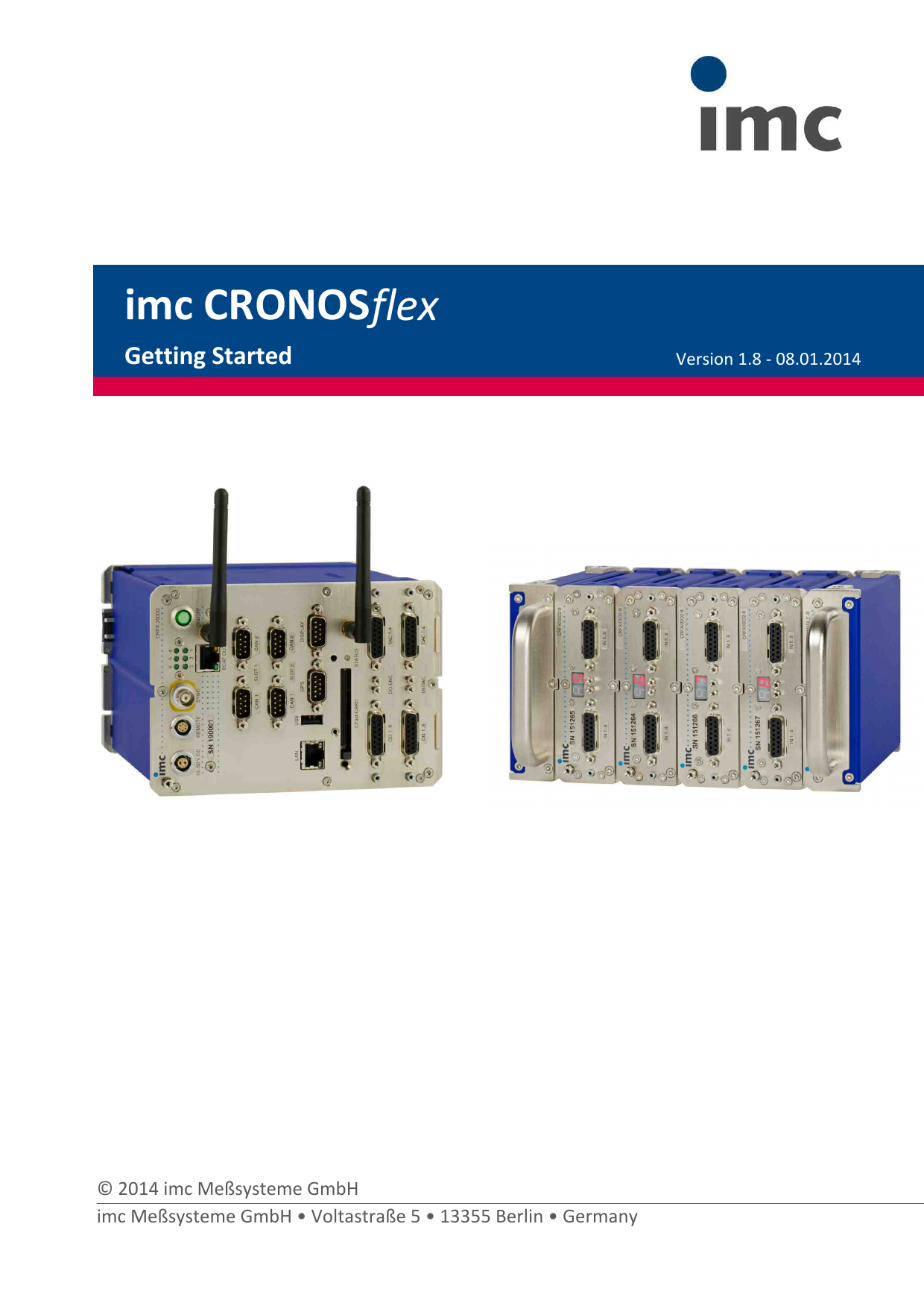 IMC CRONOSflex Getting Started | Manualzz
