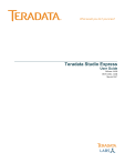 Teradata Studio Express User Guide - Release 16.00 | Manualzz