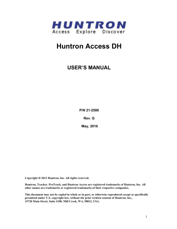Huntron Access DH prober User Manual | Manualzz