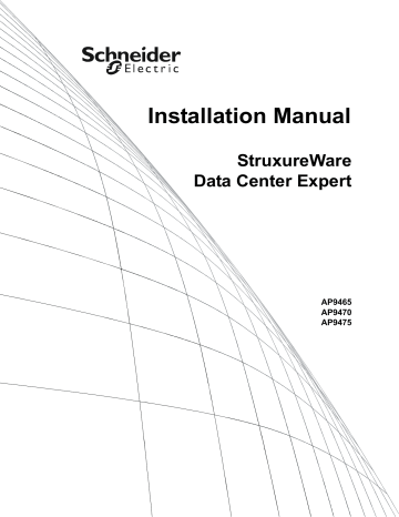Schneider Electric Data Center Expert Installation Manual | Manualzz