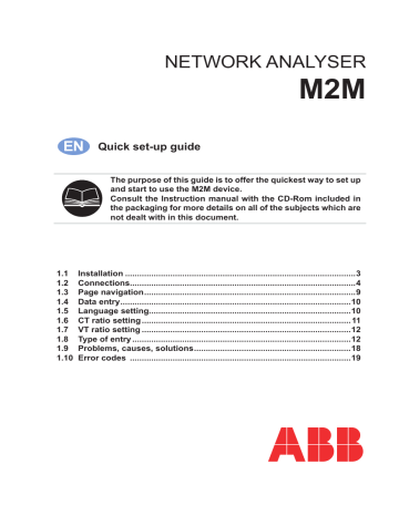 ABB Network Analyser M2M Quick Set-up Guide | Manualzz