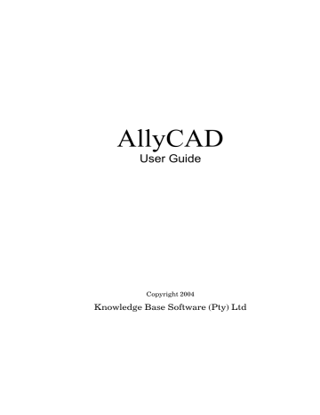 AllyCAD software User Guide | Manualzz