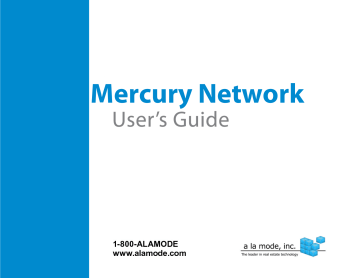 Mercury Network User’s Guide | Manualzz