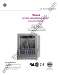 GE Feeder Protection System 350 Instruction Manual | Manualzz