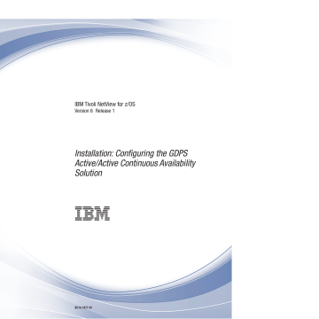 IBM Tivoli NetView for z/OS Installation Guide | Manualzz