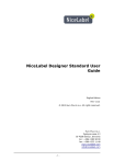 NiceLabel Standard Designer User Guide| AI Chat & PDF Download | Manualzz