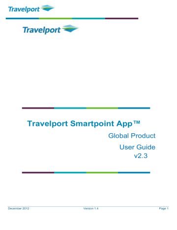 Travelport Smartpoint App User Guide v2.3 | Manualzz