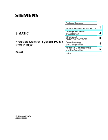 Siemens PCS 7 BOX Manual | Manualzz