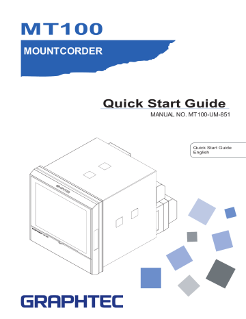 GRAPHTEC MT100 Quick start manual | Manualzz