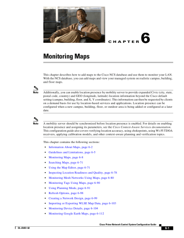 Cisco NCS 1.1 Configuration Guide - Monitoring Maps | Manualzz