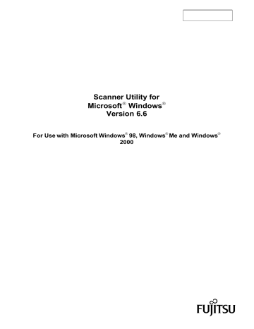 Scanner Utility 6.6 User Guide | Manualzz