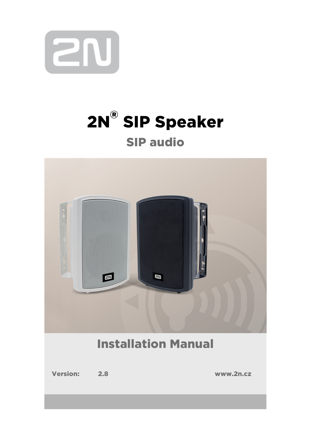 2N SIP SPEAKER Installation manual | Manualzz