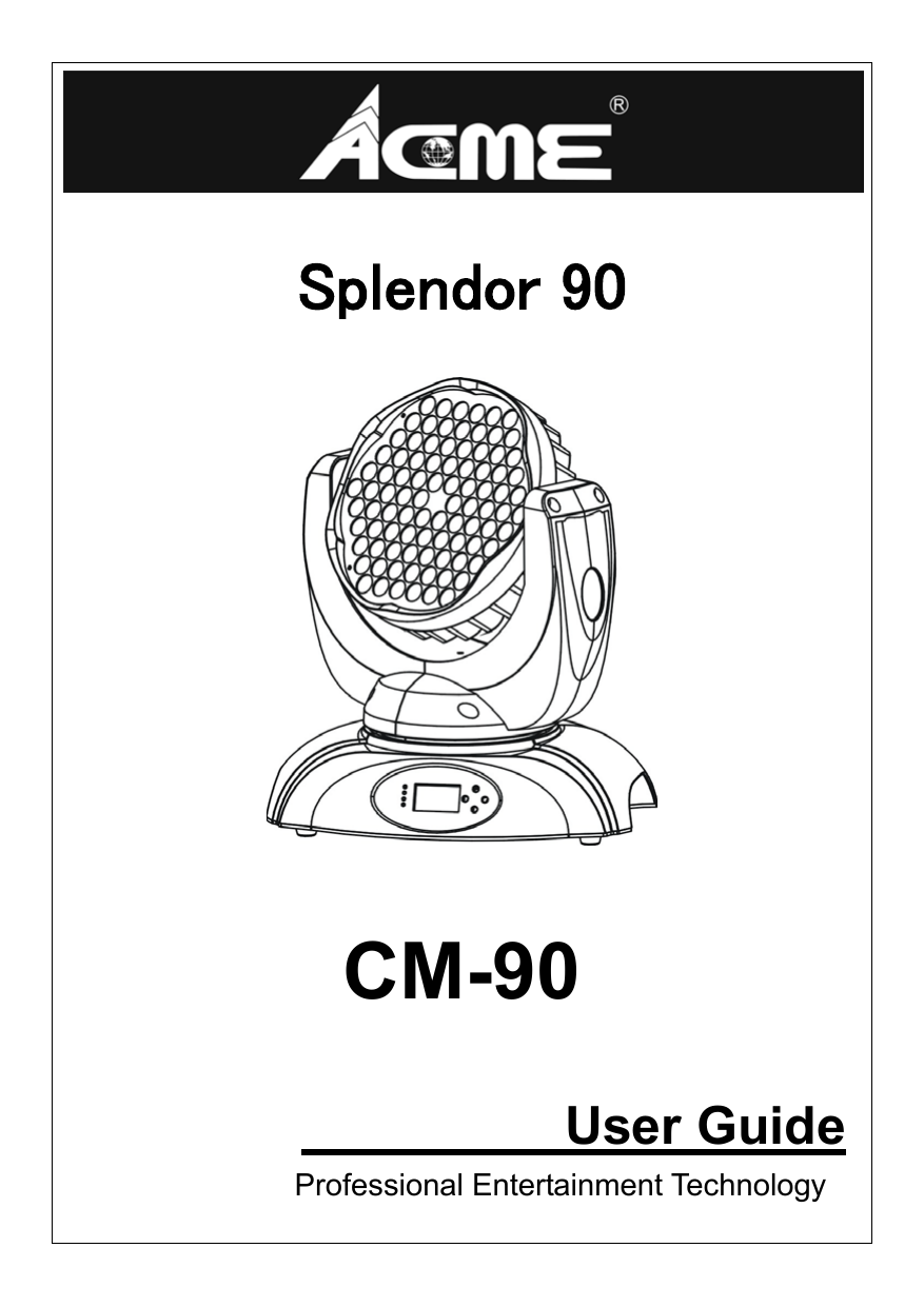 ACME CM-90 User manual | Manualzz